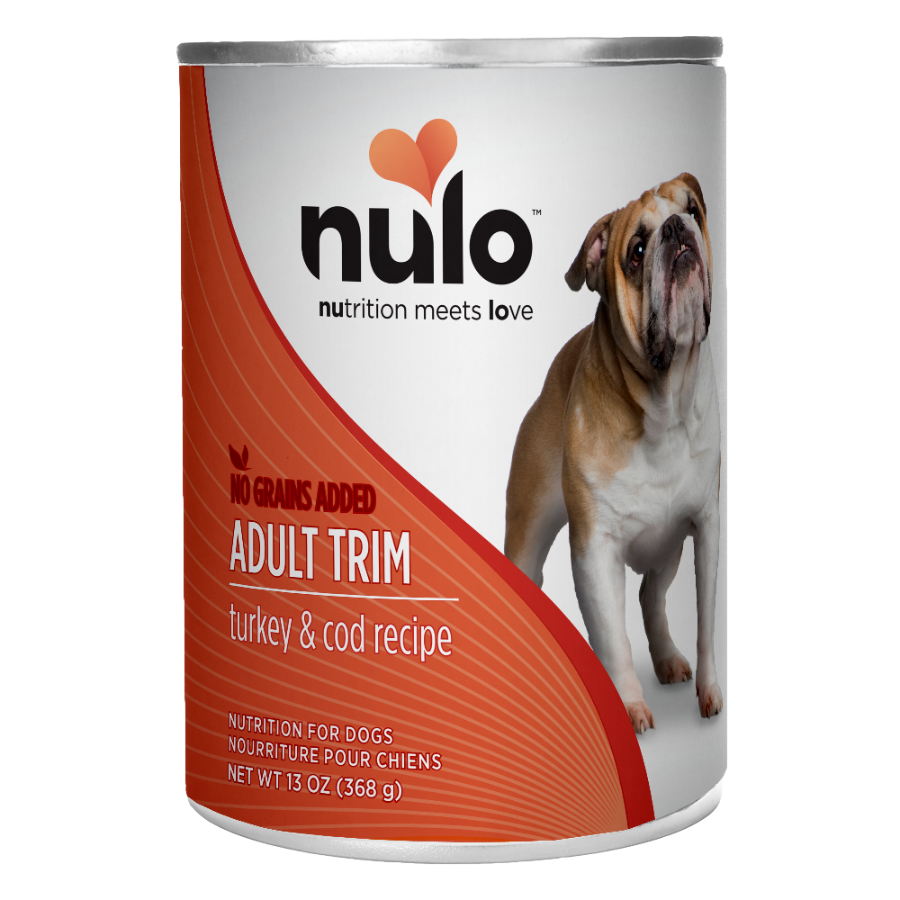 Nulo Adult Trim Dog Grain-Free Turkey & Cod Wet Food 369g Can ...